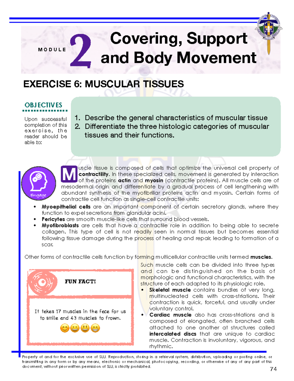 MLS 212L Module 2 Exercise 6 - Property of and for the exclusive use of ...