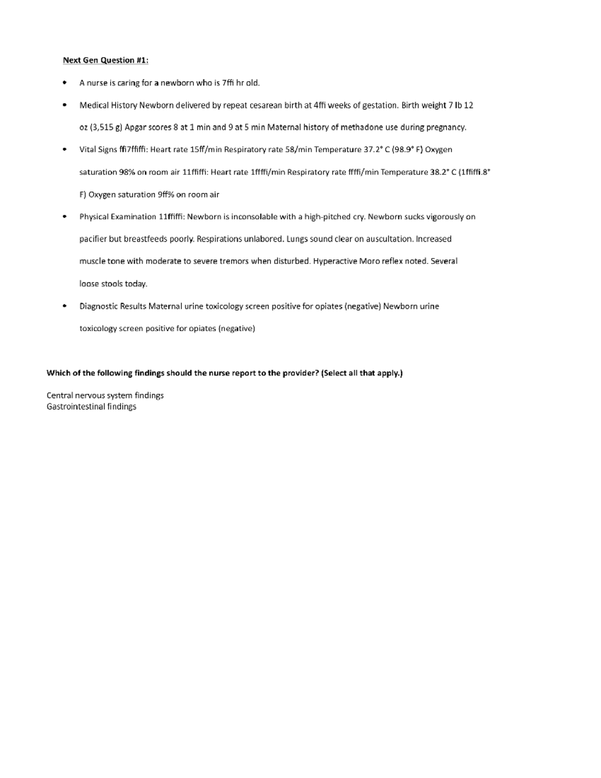 ATI CME Practice NGN - Class notes - NURS 4311 - Studocu