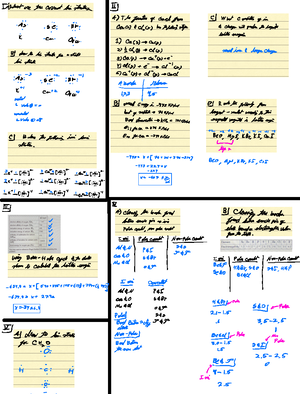 Midterm Formulas and Helpful Information - CHEM 105 - CHEM 101 Midterm ...