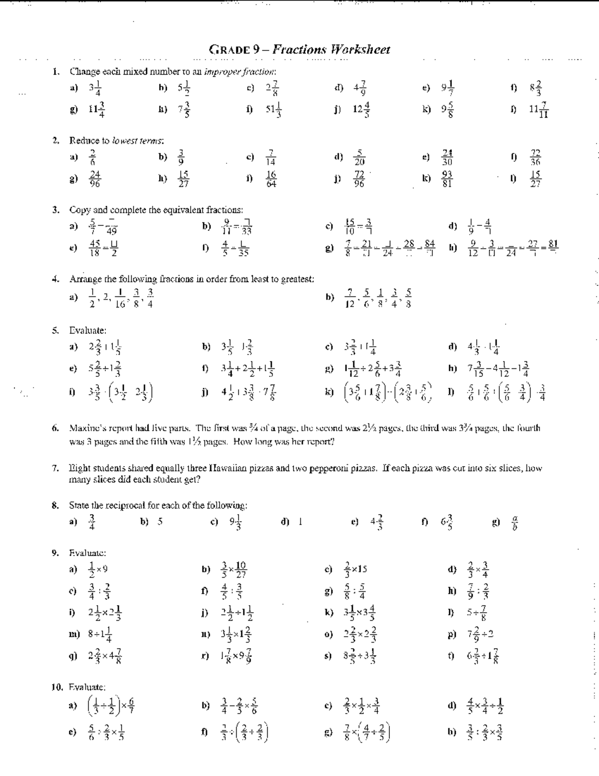 Fractions-Worksheet-1sa83ms - MAT102 - Studocu