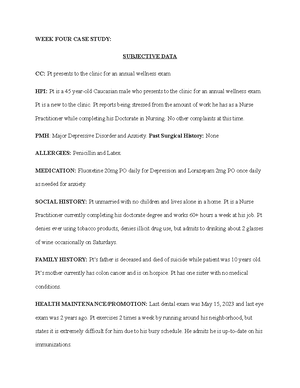 Shadow Health - Tina Jones - Comprehensive Assessment - Documentation ...