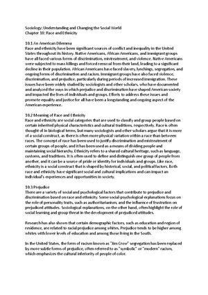 Sociology Study Guide - Summary Sociological Perspectives - Sociology ...