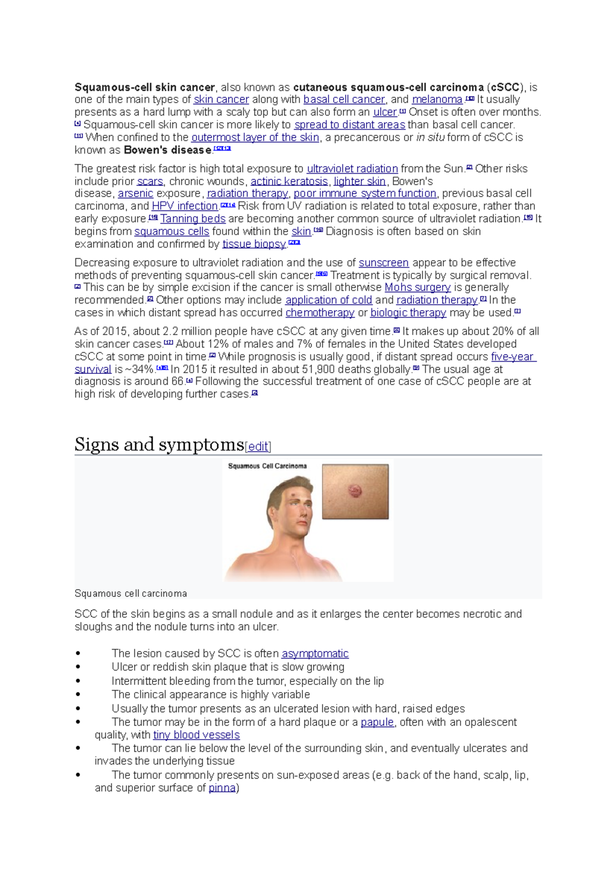 Bio122 case study skin cancer - Histology of Cell and Tissue - UiTM ...