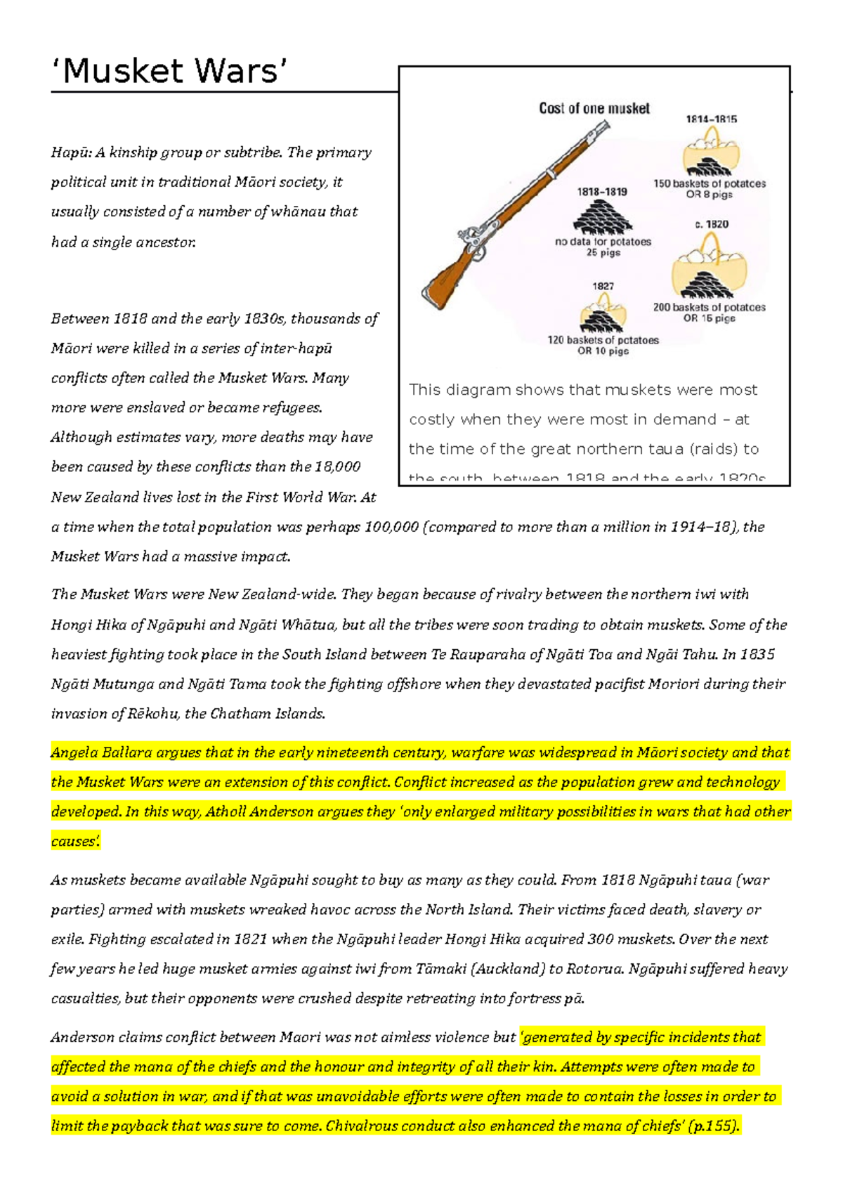 9. Musket Wars 2021 - ‘Musket Wars’ Hapū: A kinship group or subtribe ...