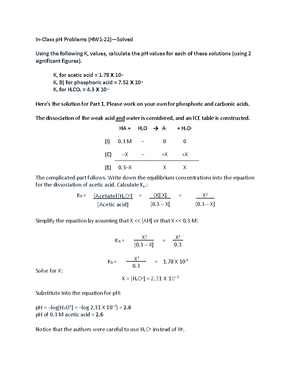 Chemistry Libre Texts - ICE Tables - ICE Tables An ICE (Initial, Change ...