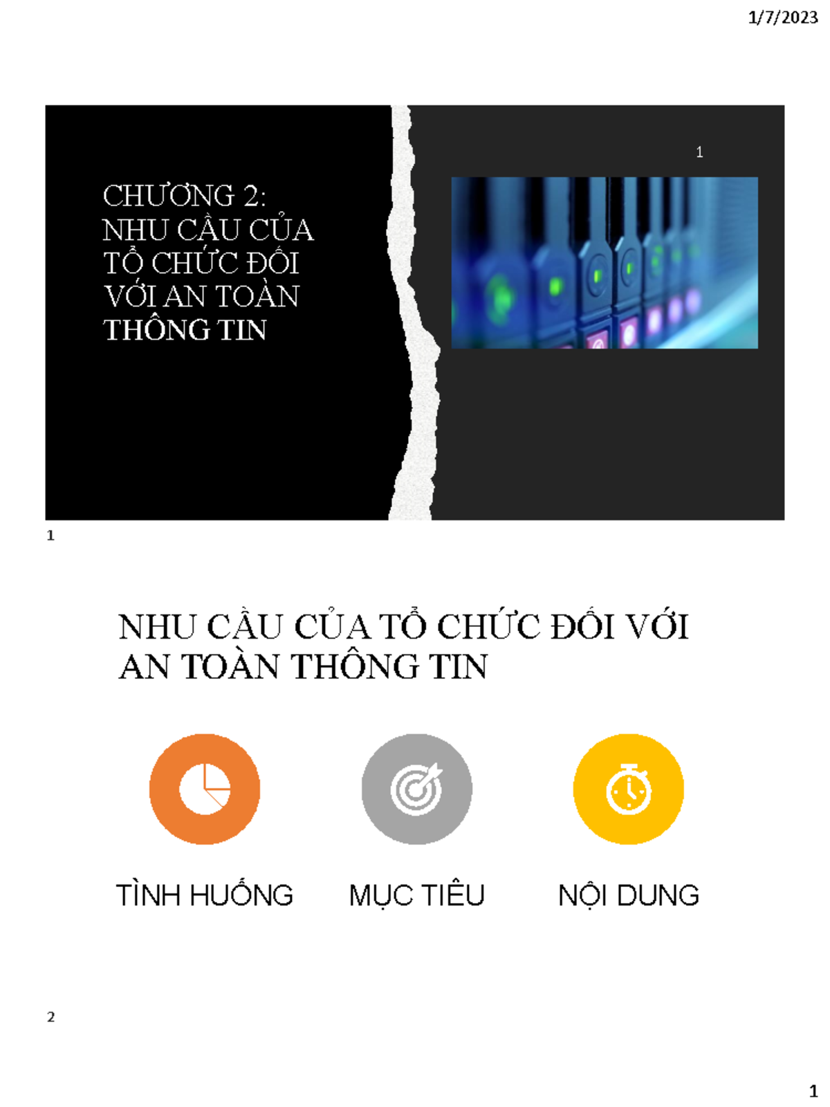 AISe C2 2023 SV - abc - ####### CHƯƠNG 2: ####### NHU CẦU CỦA ...