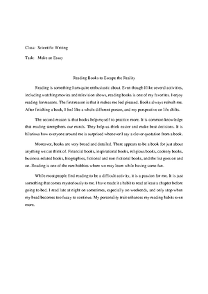 Writing Step-by-step Example, Scientific Writing - Scientific Writing ...