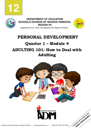 Perdev-reviewer - reviewer personal development grade 11 - PERDEV ...