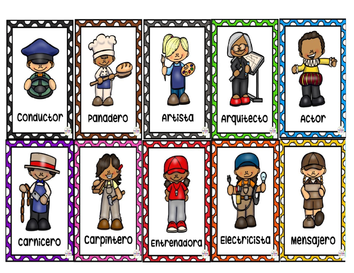 Profesiones - Redaccion - Redacción General - D ) conductor Panadero ...