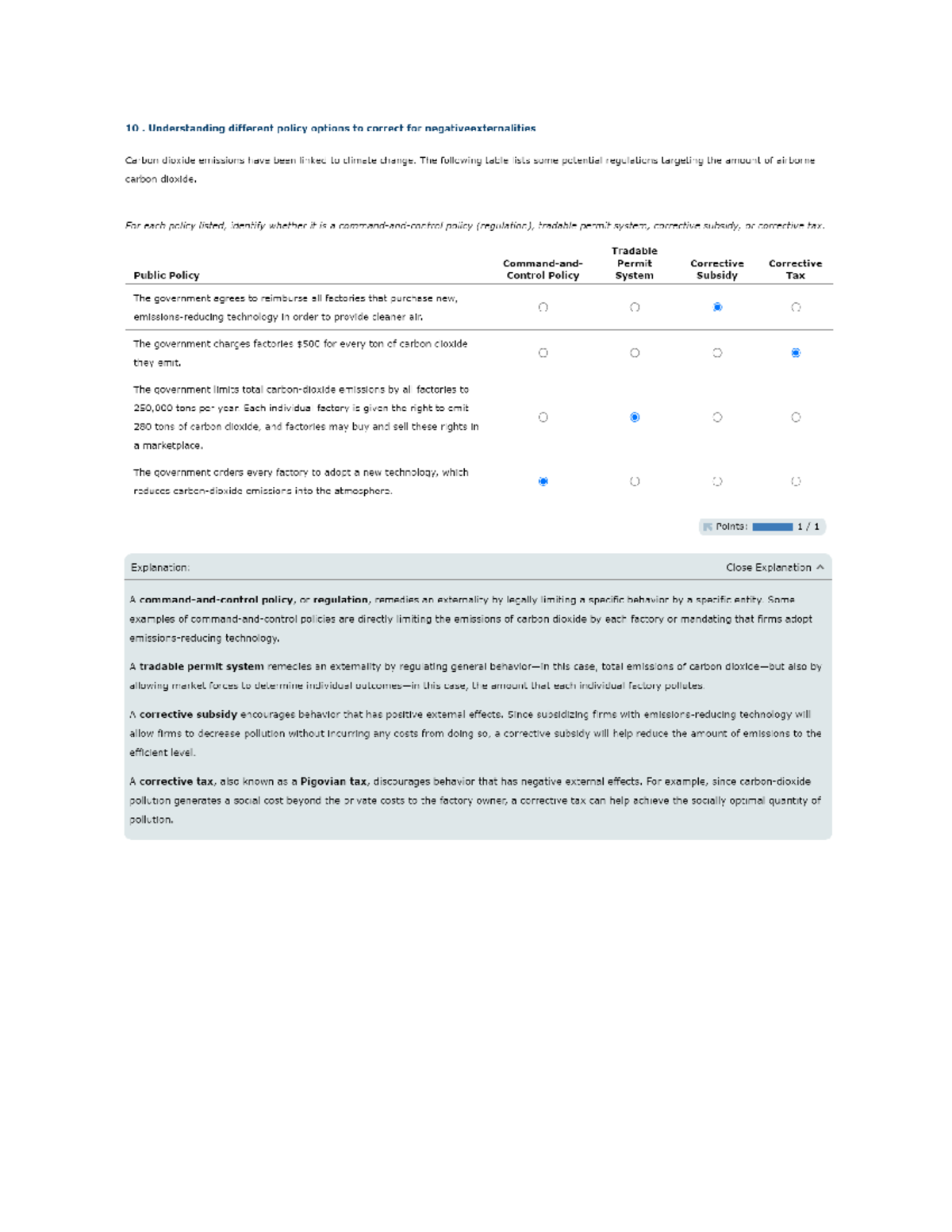 Module 4 Quiz Question 10 - ECO201 - Studocu