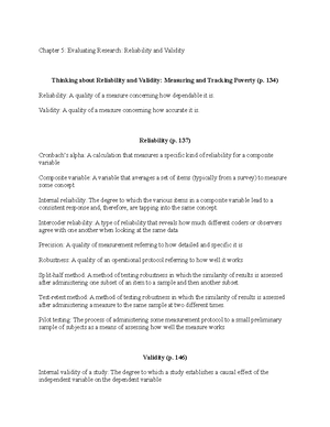 Ch. 6 Notes - Chapter 6: Sampling Strategies Using Samples to Describe ...