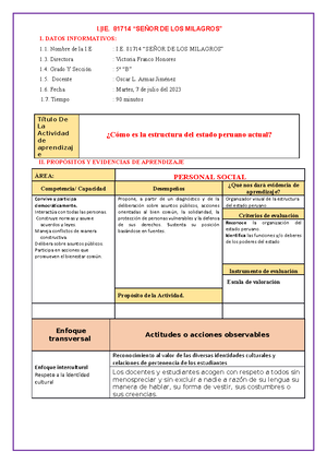 Experiencia Unidocente ME Divierto Resolviendo Problemas - Del 23 de octubre al 10 de noviembre ...
