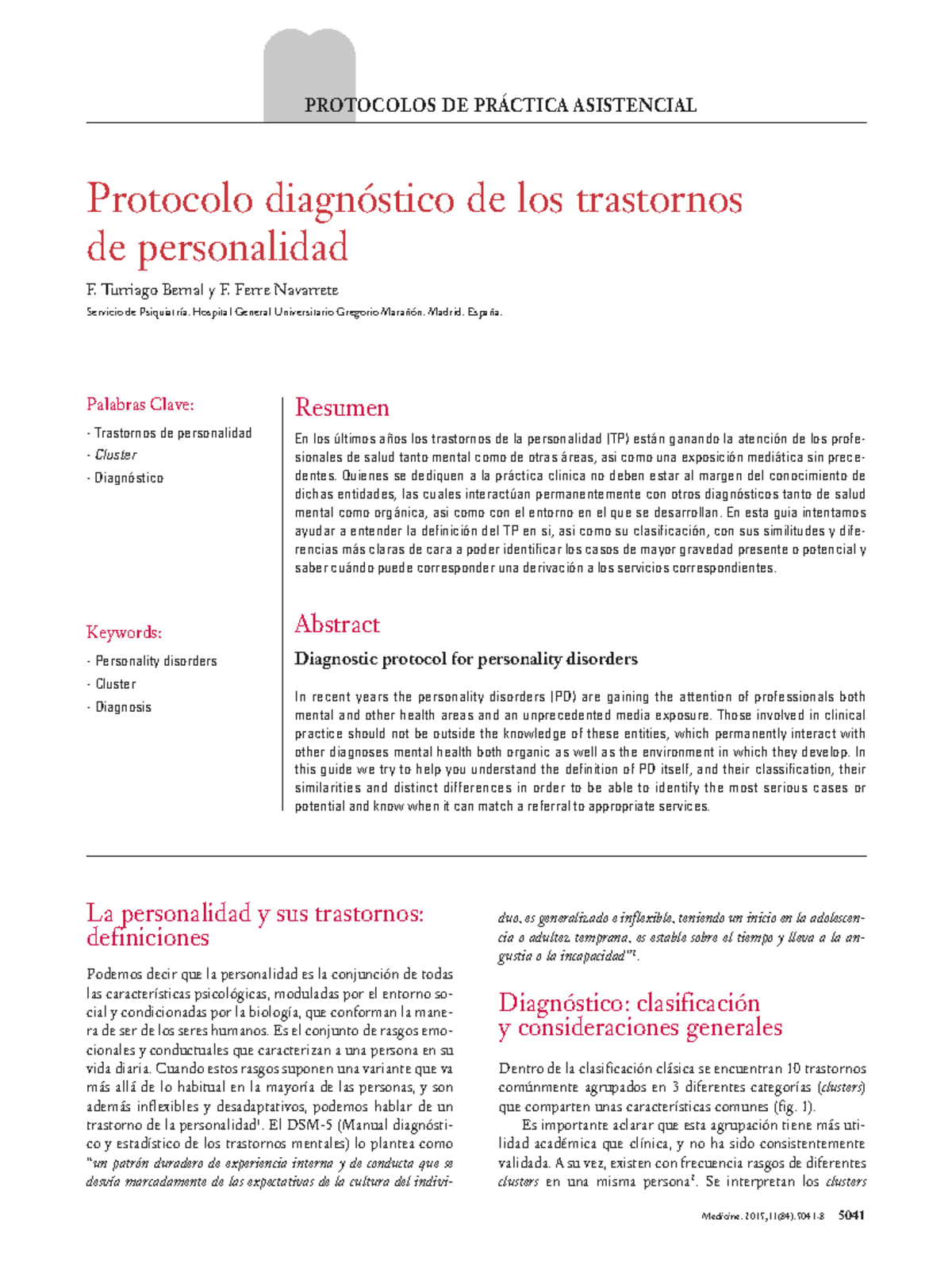 Protocolo diagnostico de los tp - Protocolo diagnóstico de los trastornos de personalidad F ...