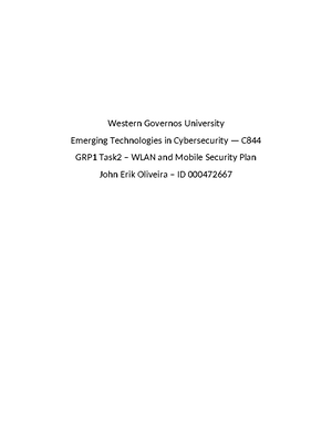 managing information security C843 Task Walkthrough - Shawn’s C843 Task ...