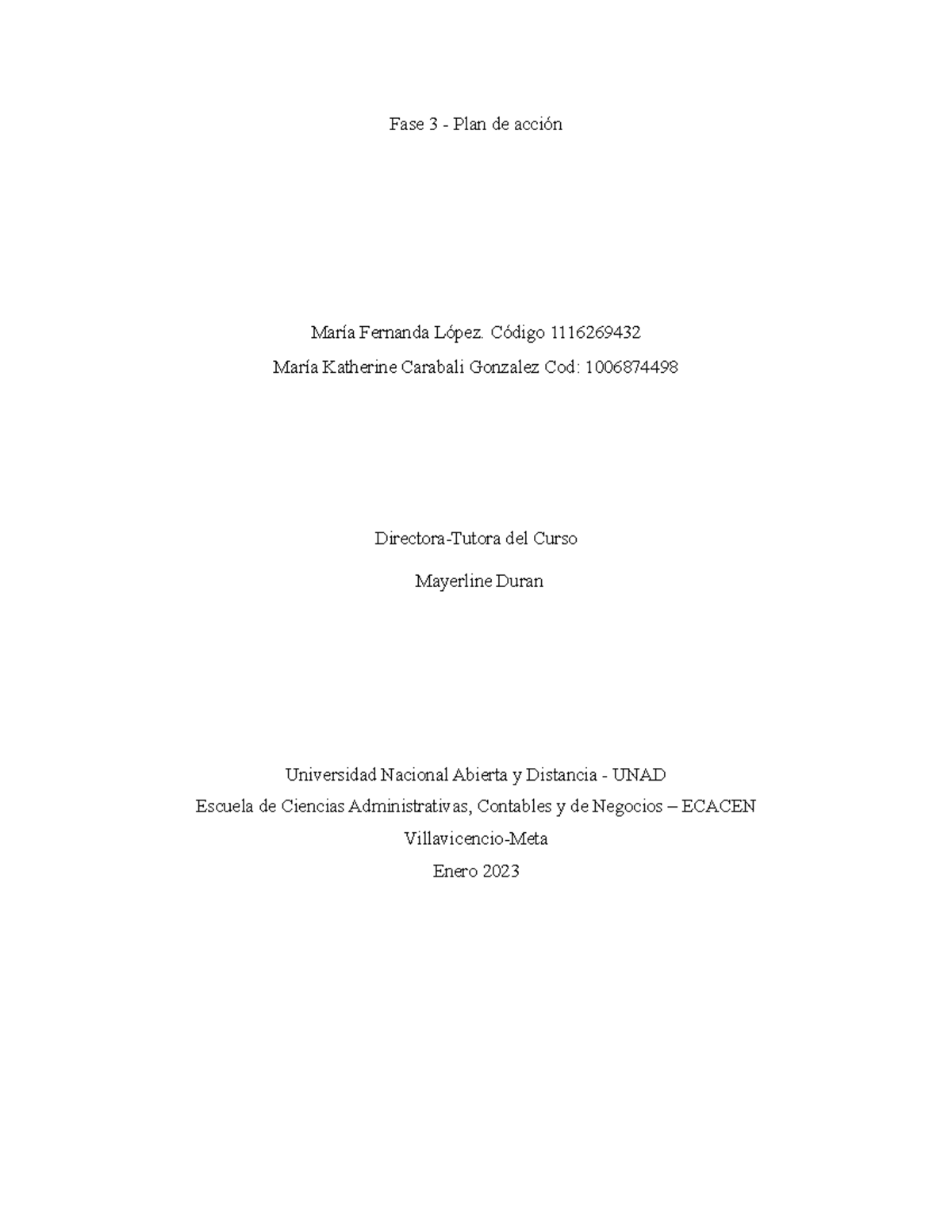 Fase 3 colaborativo- Plan de acción - Fase 3 - Plan de acción María ...