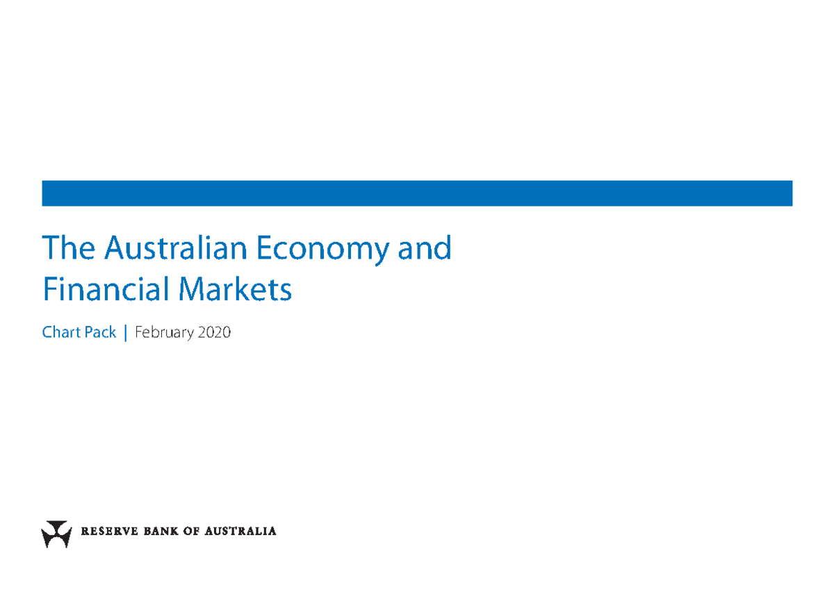 RBA Chart Pack Feb 2020 - The Australian Economy andFinancial Markets ...