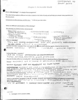Lab 1 - Lab Report on Microscopy - Introduction: Almost every single ...