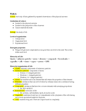 Biology 101 Scientific Method (Materials and Methods) - Prof. Toole ...