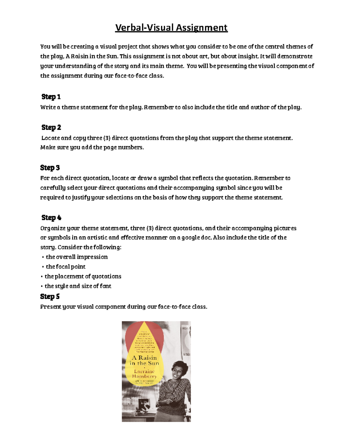 Foziya Daya Verbal-Visual Assignment - Verbal-Visual Assignment You ...