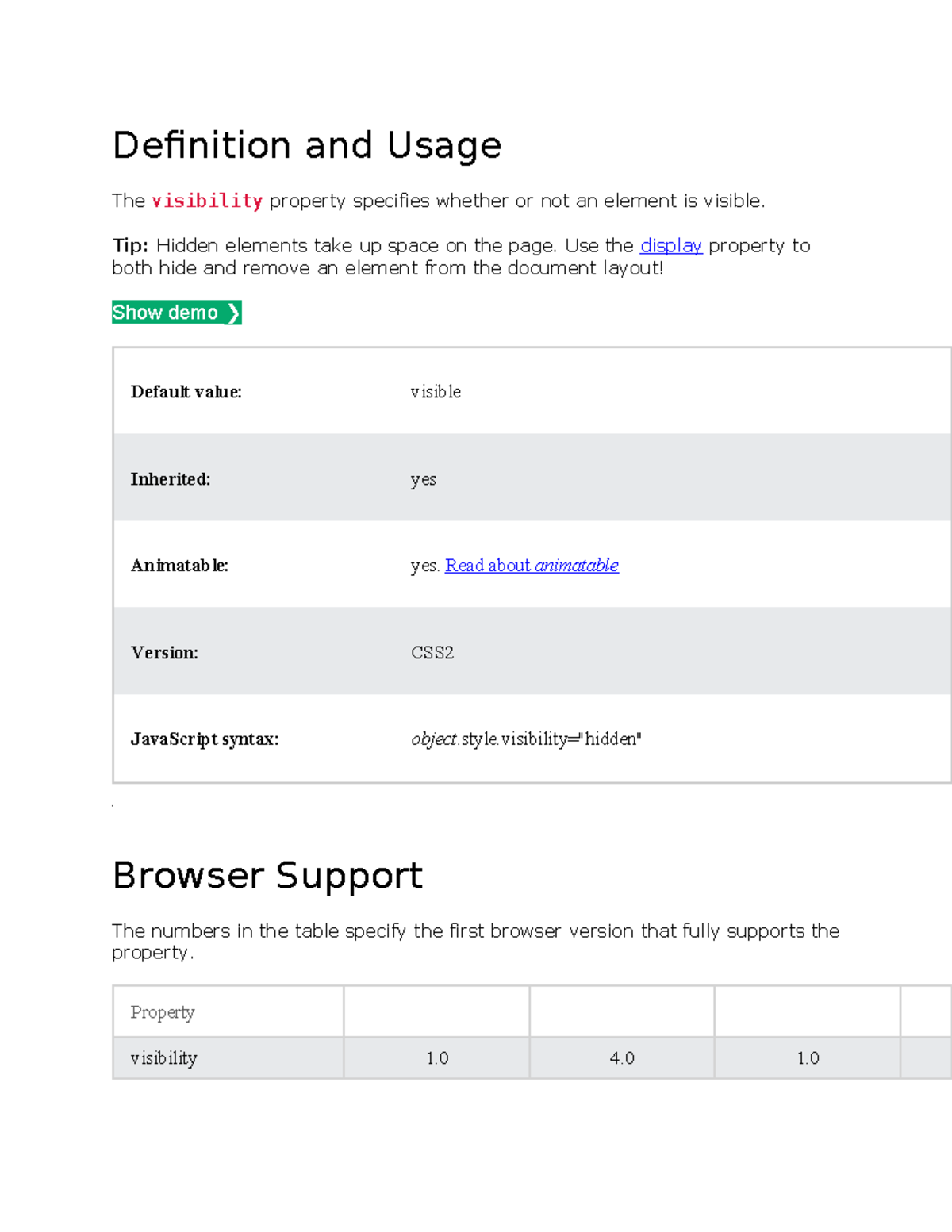 Fffffffffffffffffffffffffffffffff - Definition and Usage The visibility ...
