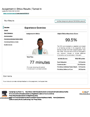 6 - CARE PLAN - SH GERO - END OF LIFE - Regina Walker - Focused Exam ...