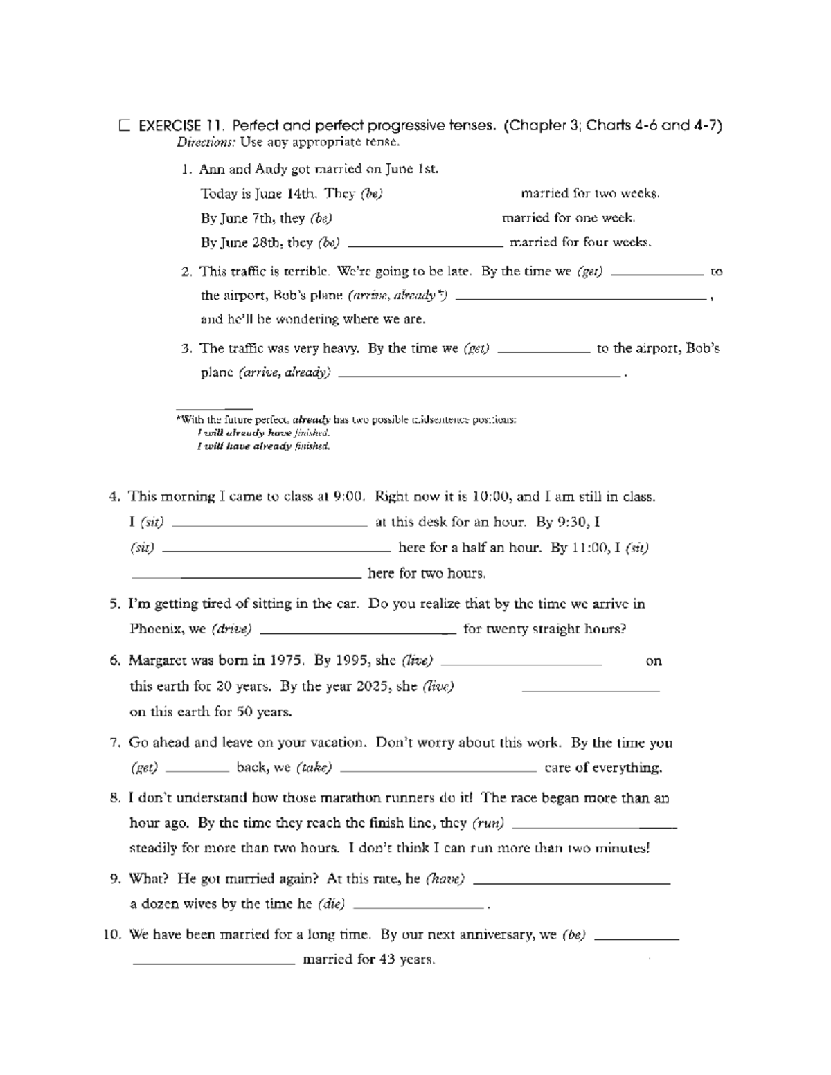 Future Perfect - english grammar - Calculo diferencial - Studocu
