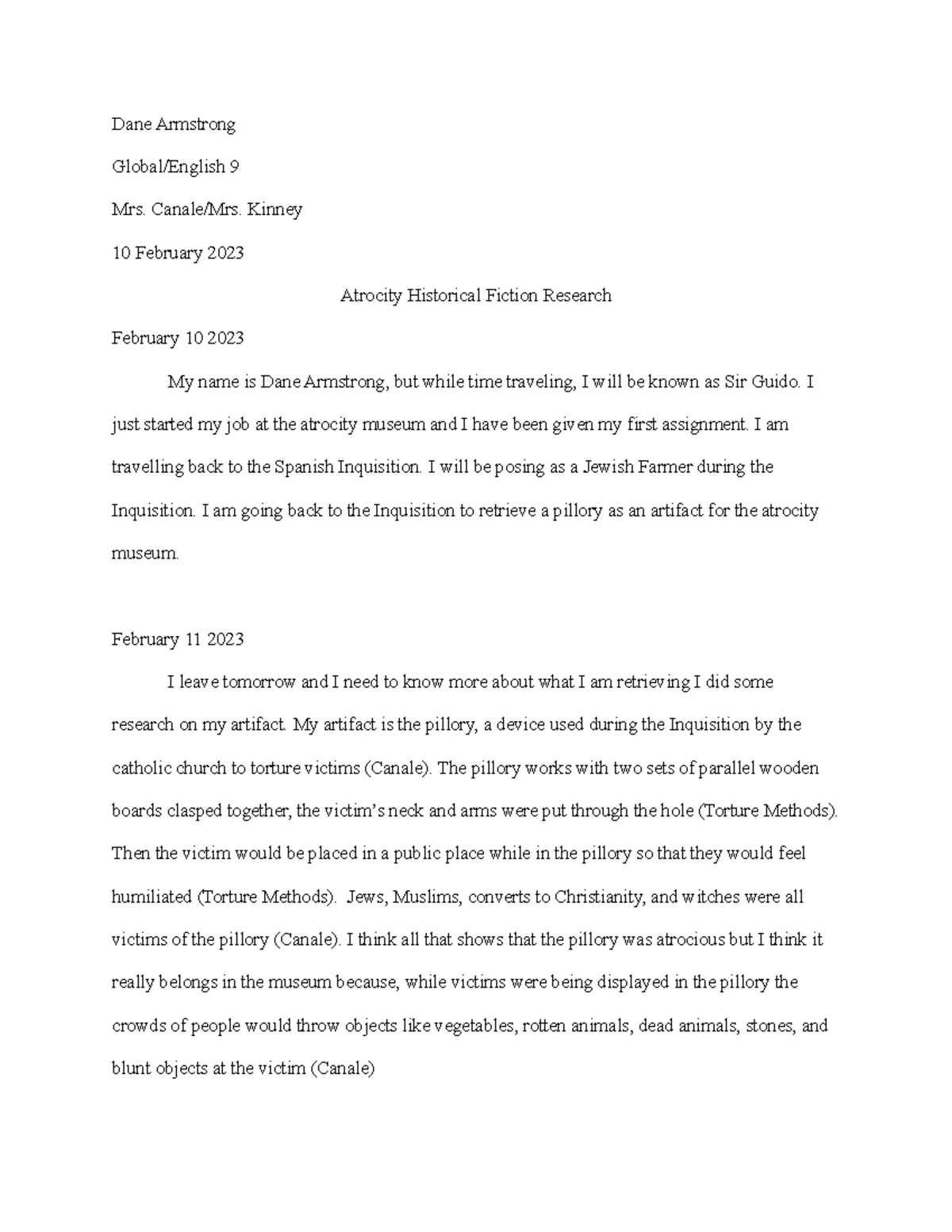 Atrocity historical fiction research - Dane Armstrong Global/English 9 ...