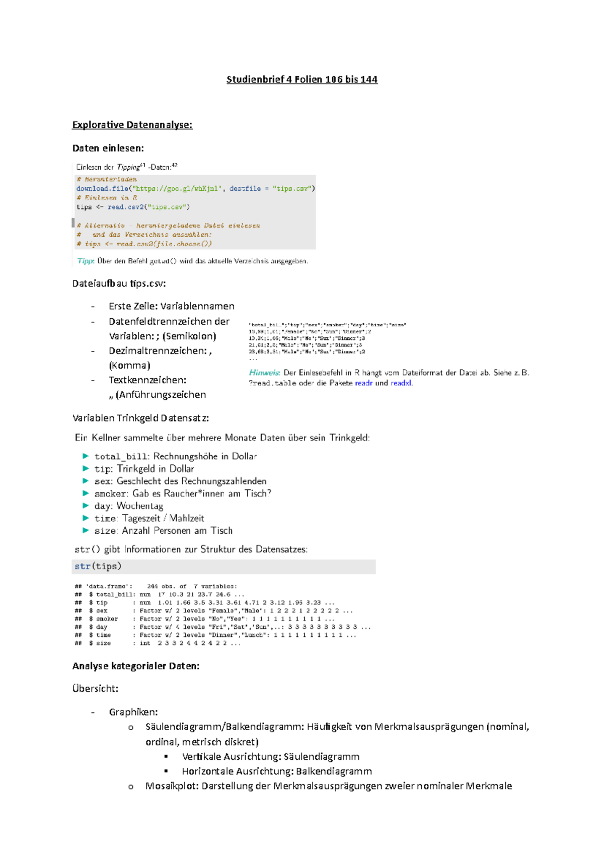 Studienbrief 4 Wissenschaftliche Methoden – quantitative Datenanalyse ...