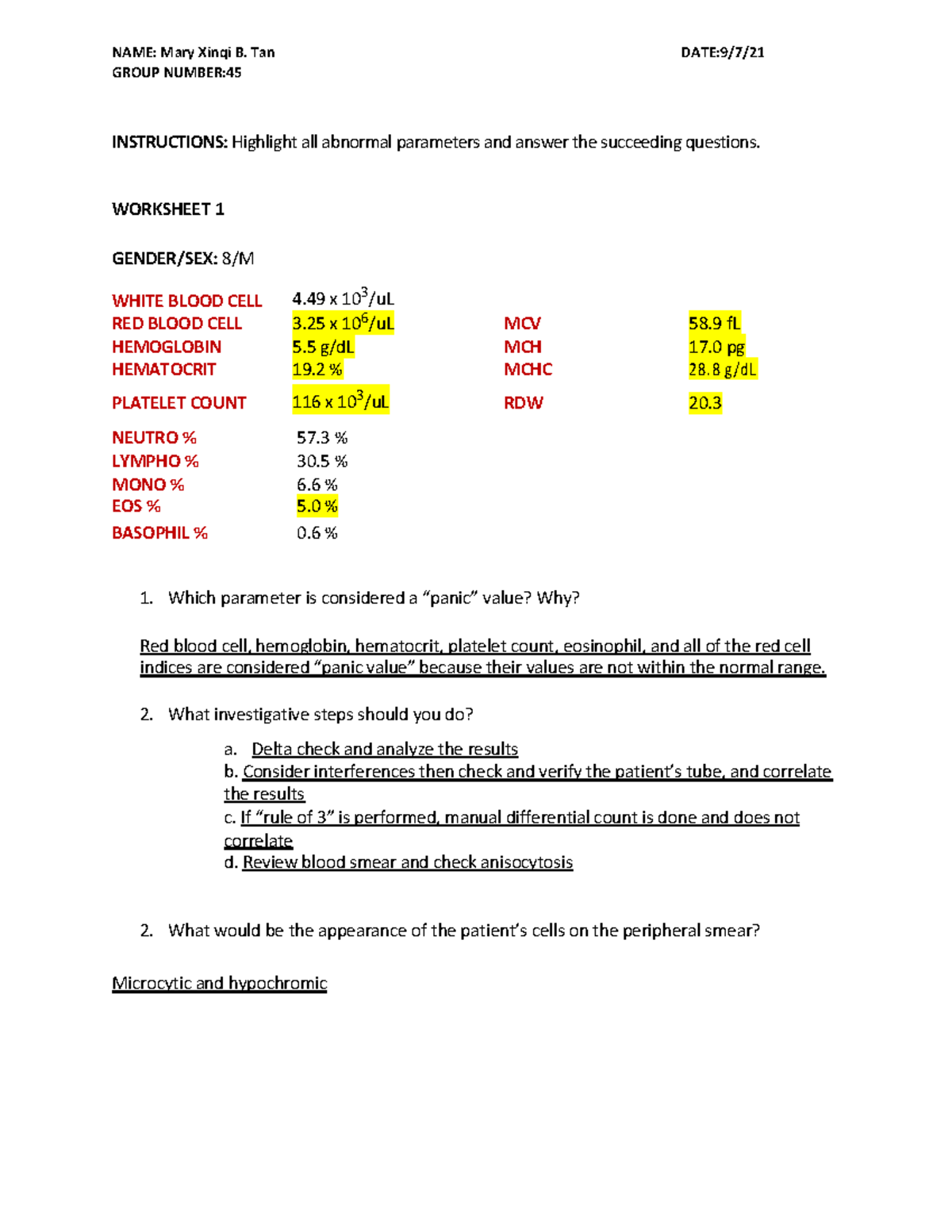 3 - Lecture Notes No. 1 pdf file format exercise - **NAME: Mary Xinqi B ...