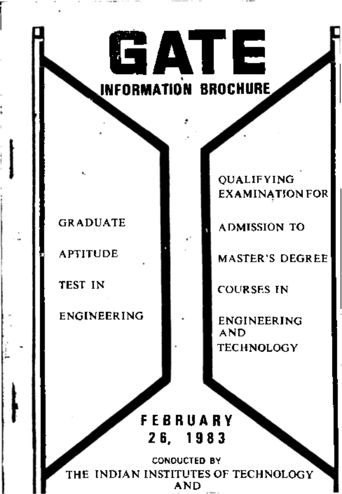 History of Gate - GATE INFORMATION BROCHURE^ G R A D U A T E A P T I T ...