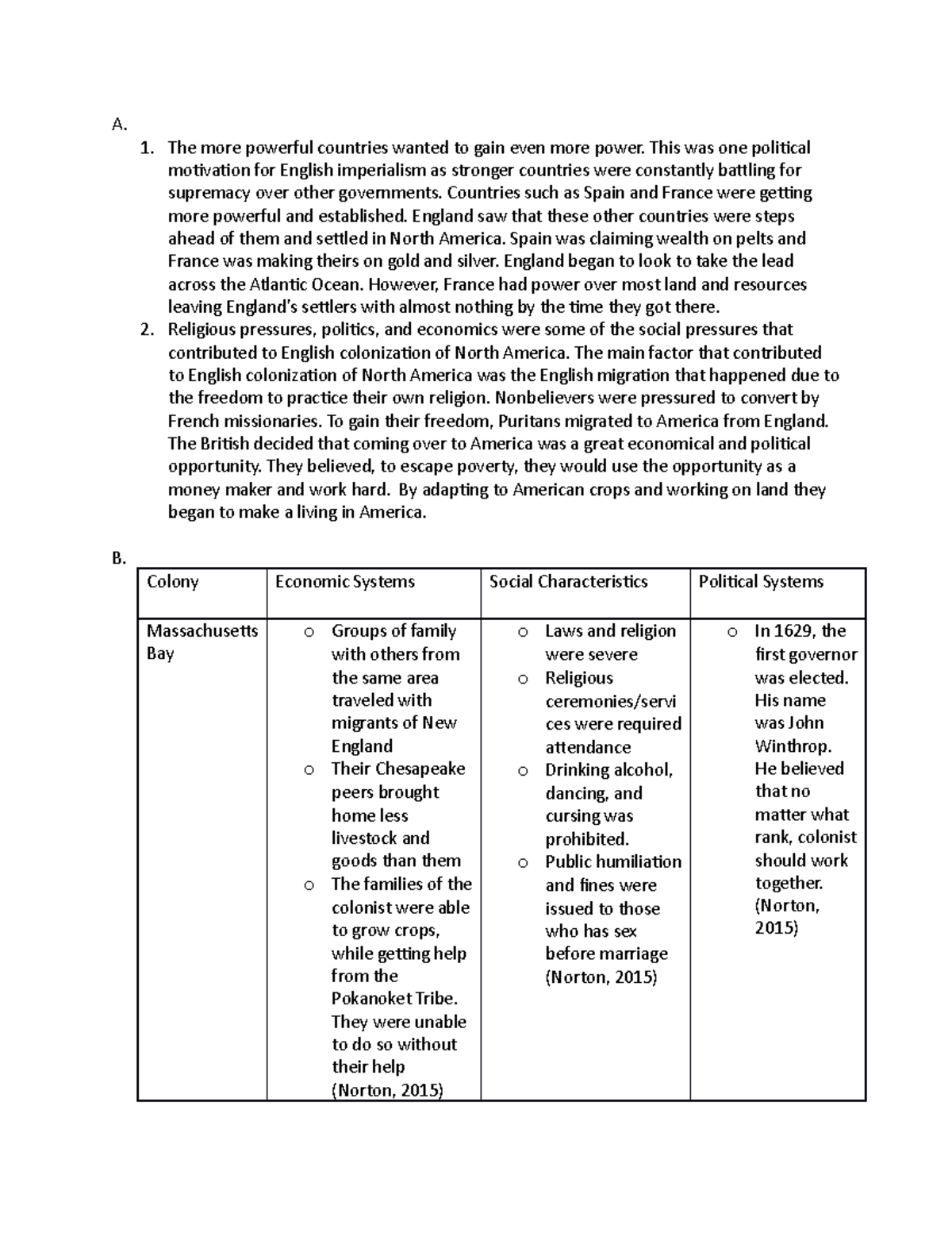 WGU TASK 1 - C121 - A. The more powerful countries wanted to gain even ...