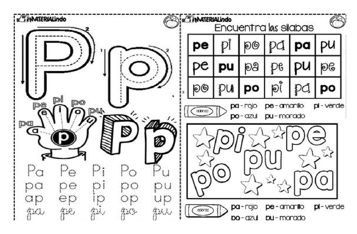 Material P - Consonante P - pedagogia - FINATERIALindo MATERIALINDO 2 ...