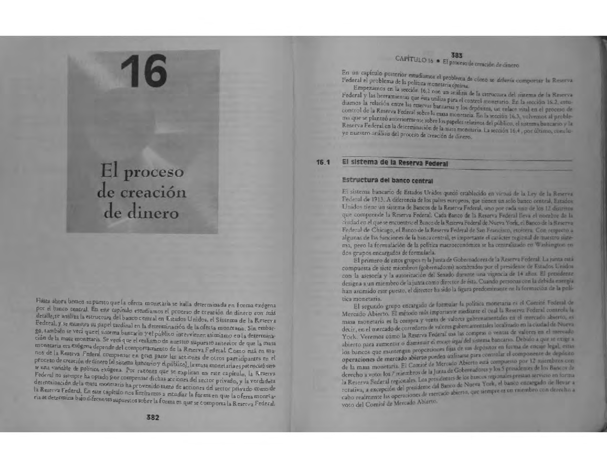 Cap 16 - Froyen - fúsla thora liemos supuesto que la oferta monetaria ...