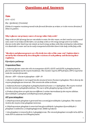 Pre lab quiz 2 - Advanced Medical Biochemistry pre lab quiz 2 ...