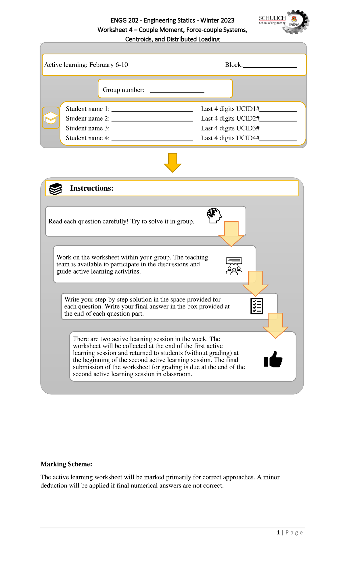 Questions on Moments - Worksheet 4 – Couple Moment, Force-couple ...
