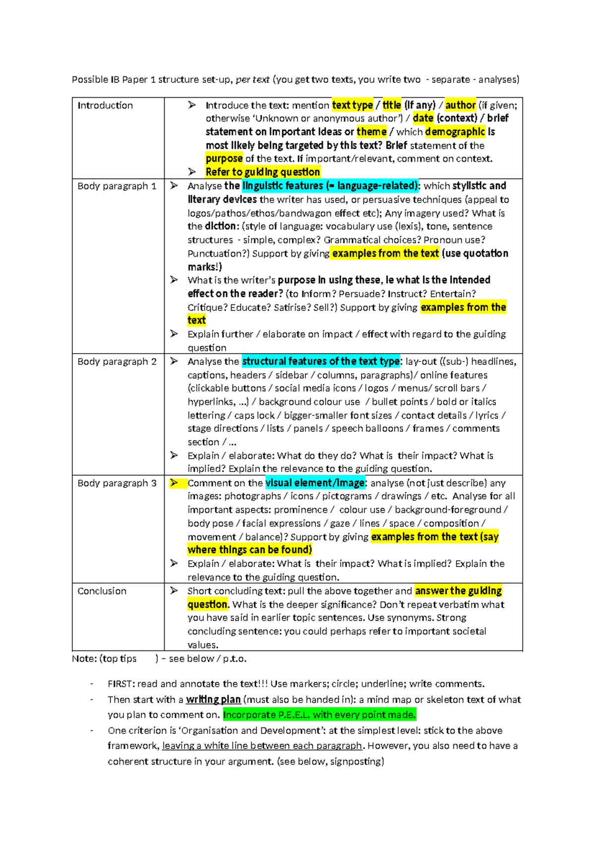 IB-Paper-1-possible-structure - Possible IB Paper 1 structure set-up ...