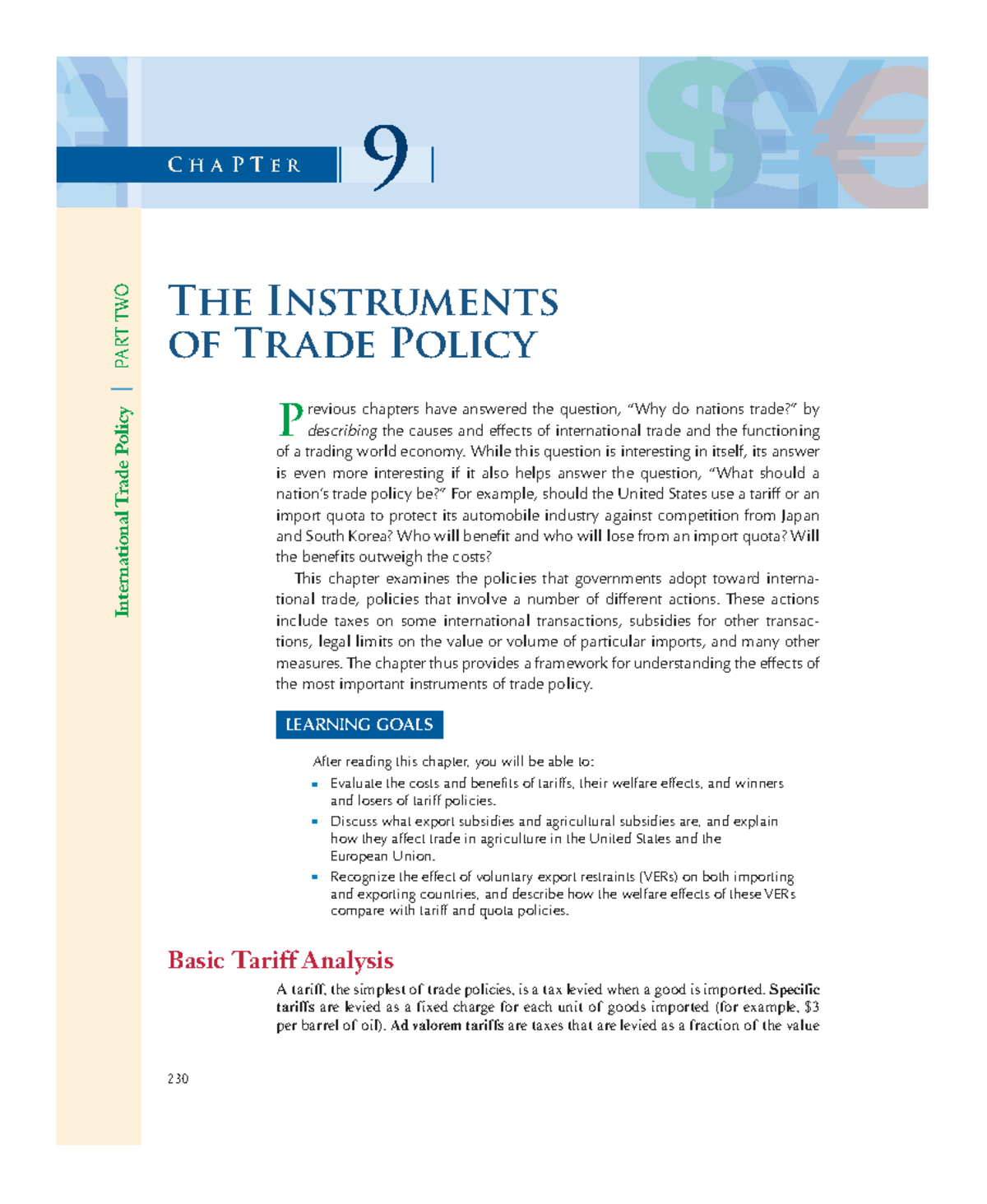 Reading 1 of unit 4 for International Trade - 230230 PART TWO The ...