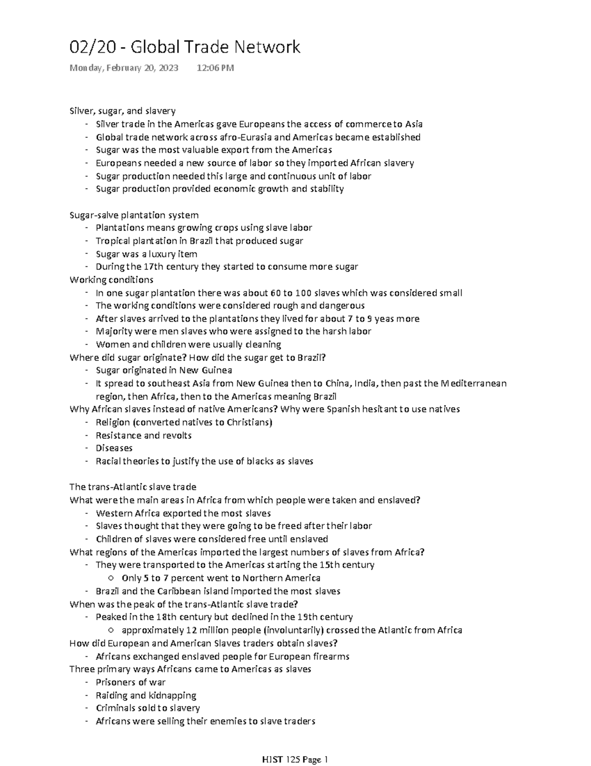 Global Trade Network - Silver, sugar, and slavery - Silver trade in the ...
