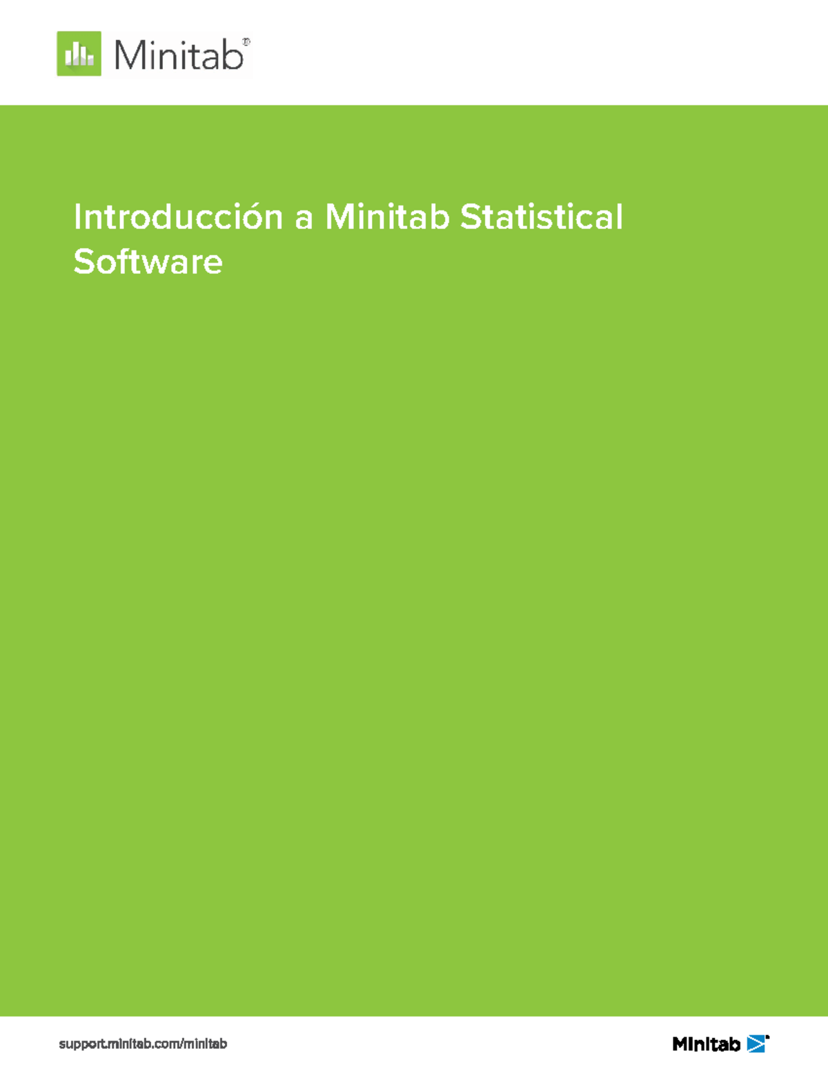 Minitab Getting Started-v032024 ES - Introducción a Minitab Statistical ...