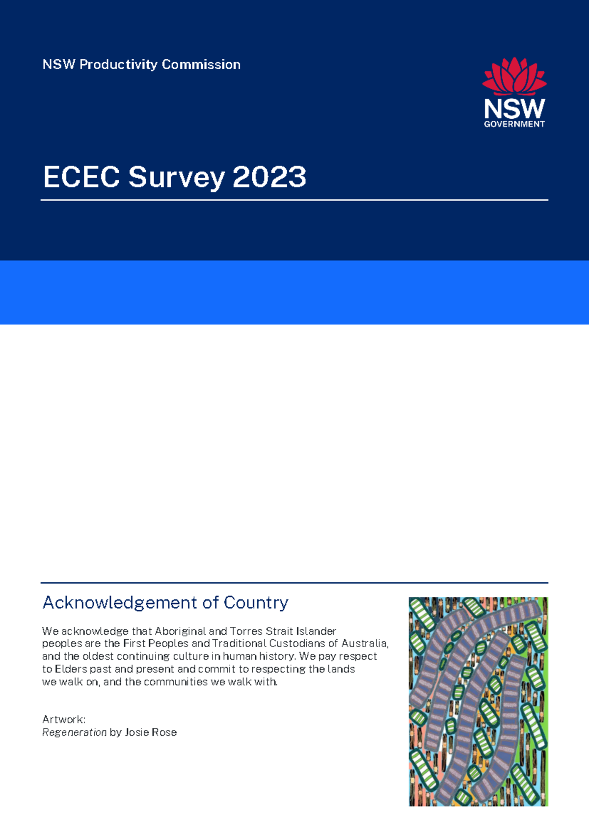 Ecec-survey-2023 questionnaire - Acknowledgement of Country We ...