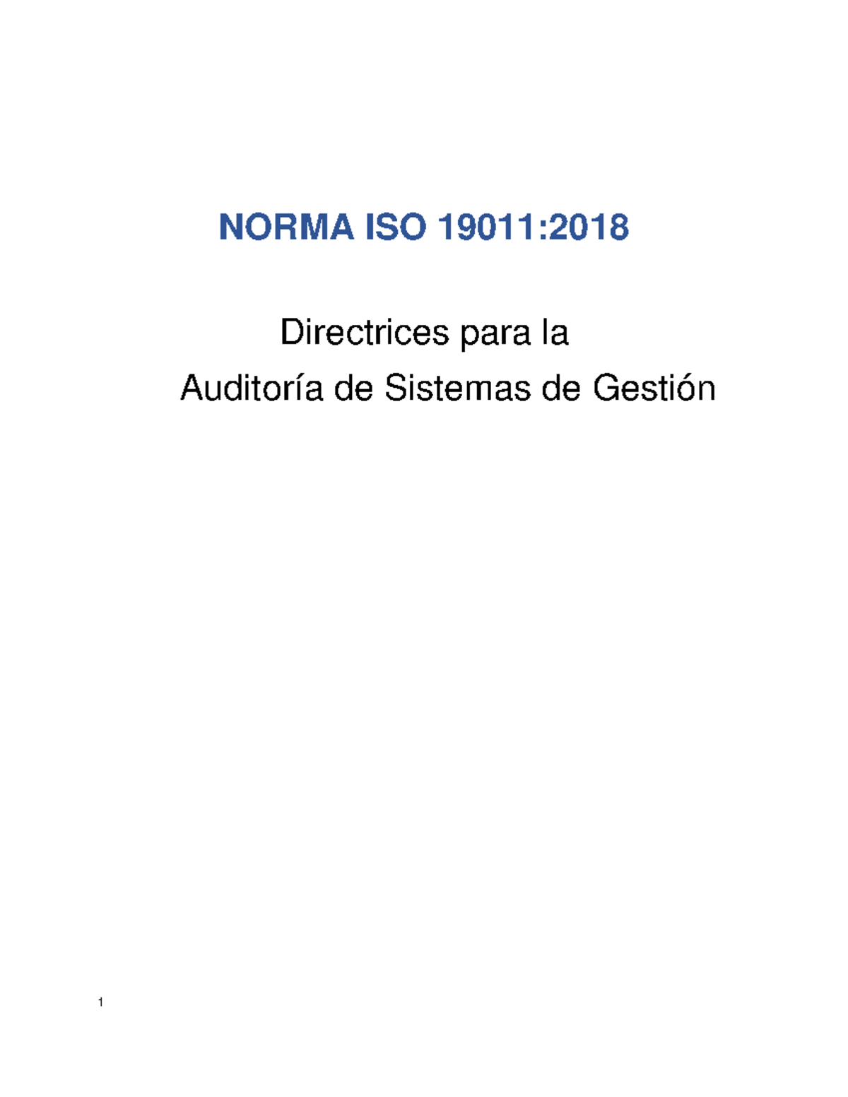 ISO-19011-2018 - NORMA ISO - NORMA ISO 19011: Directrices para la ...