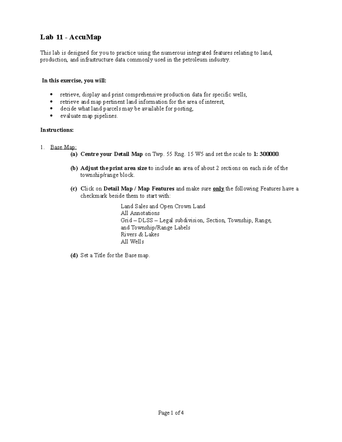 Lab11 exercise material - Lab 11 - AccuMap This lab is designed for you ...