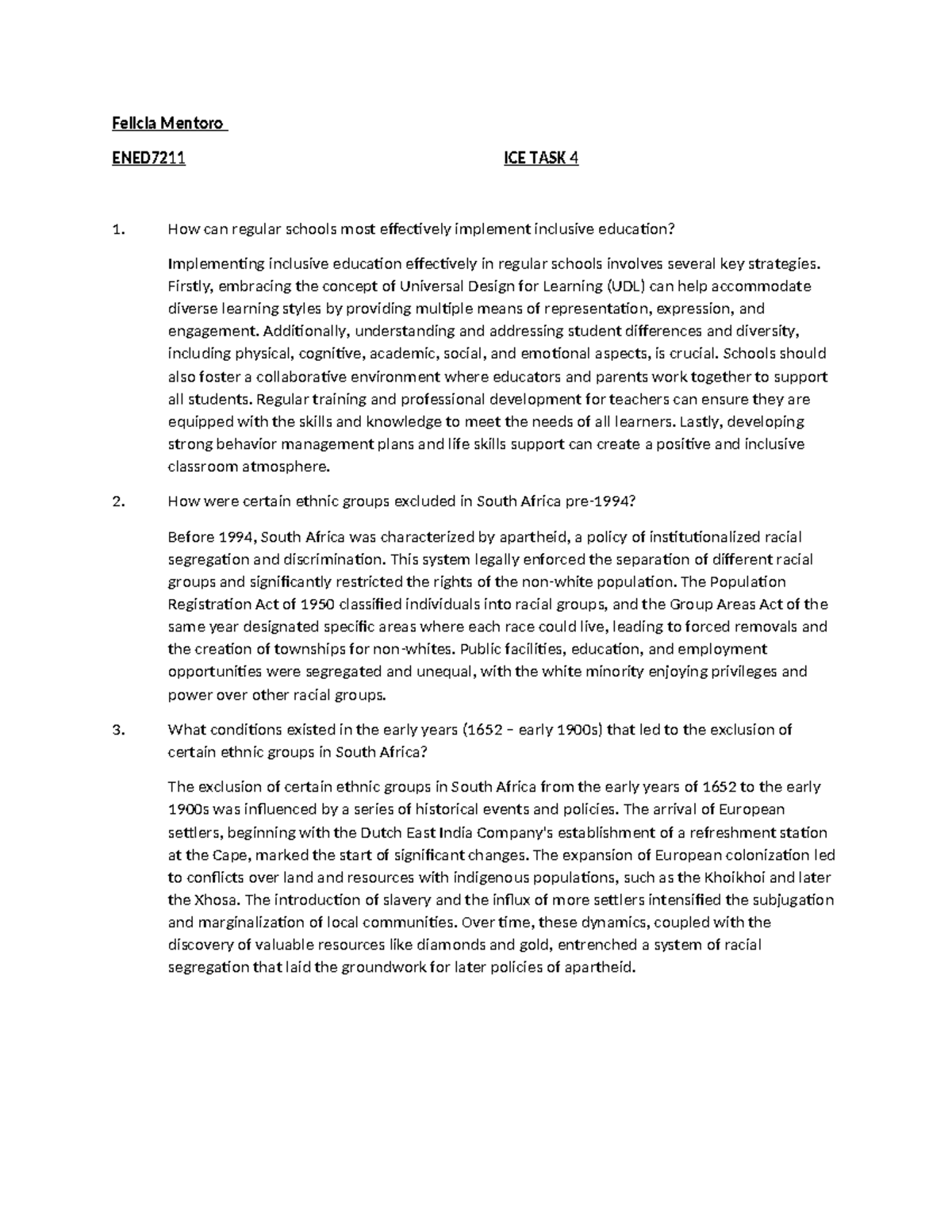 ST10408607 ENED7211 ICE TASK 4 - Felicia Mentoro ENED7211 ICE TASK 4 ...