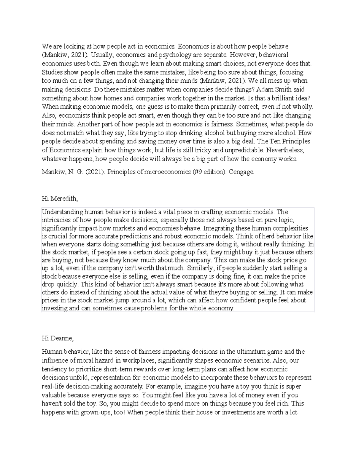 8 2 Frontiers of Microeconomics - We are looking at how people act in ...