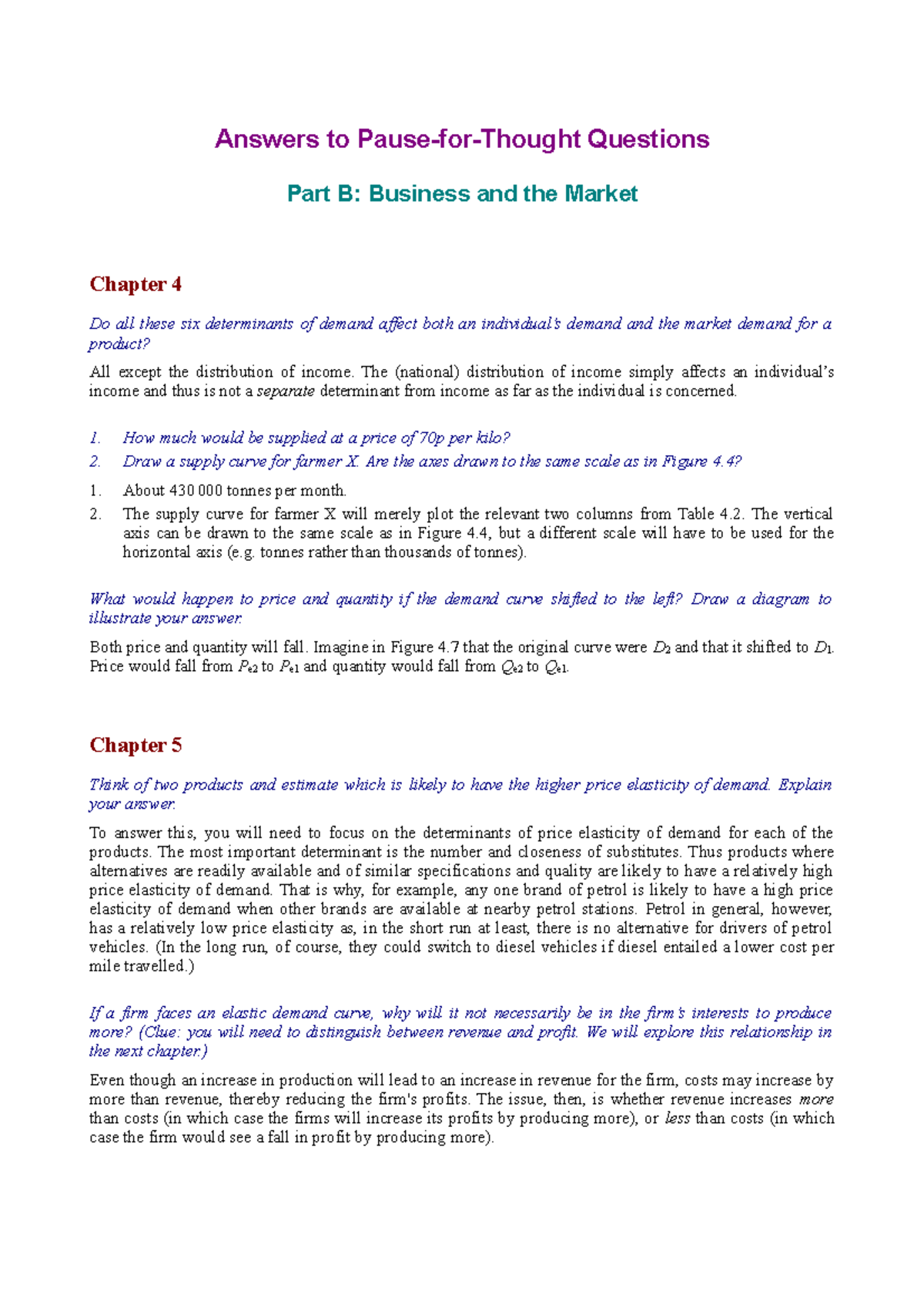 Part b pause - Lecture notes 3 - Answers to Pause-for-Thought Questions ...
