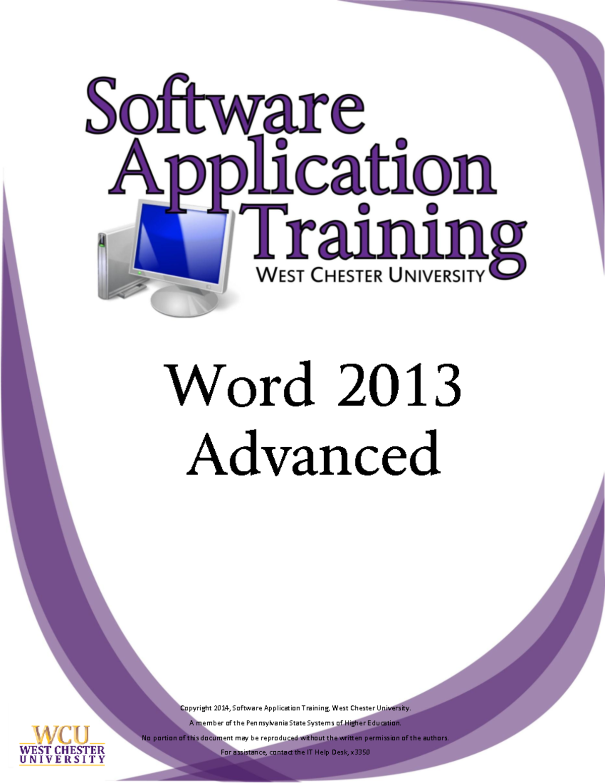 Word2013 Advanced - some cours - Word 2013 Advanced Copyright 2014 ...