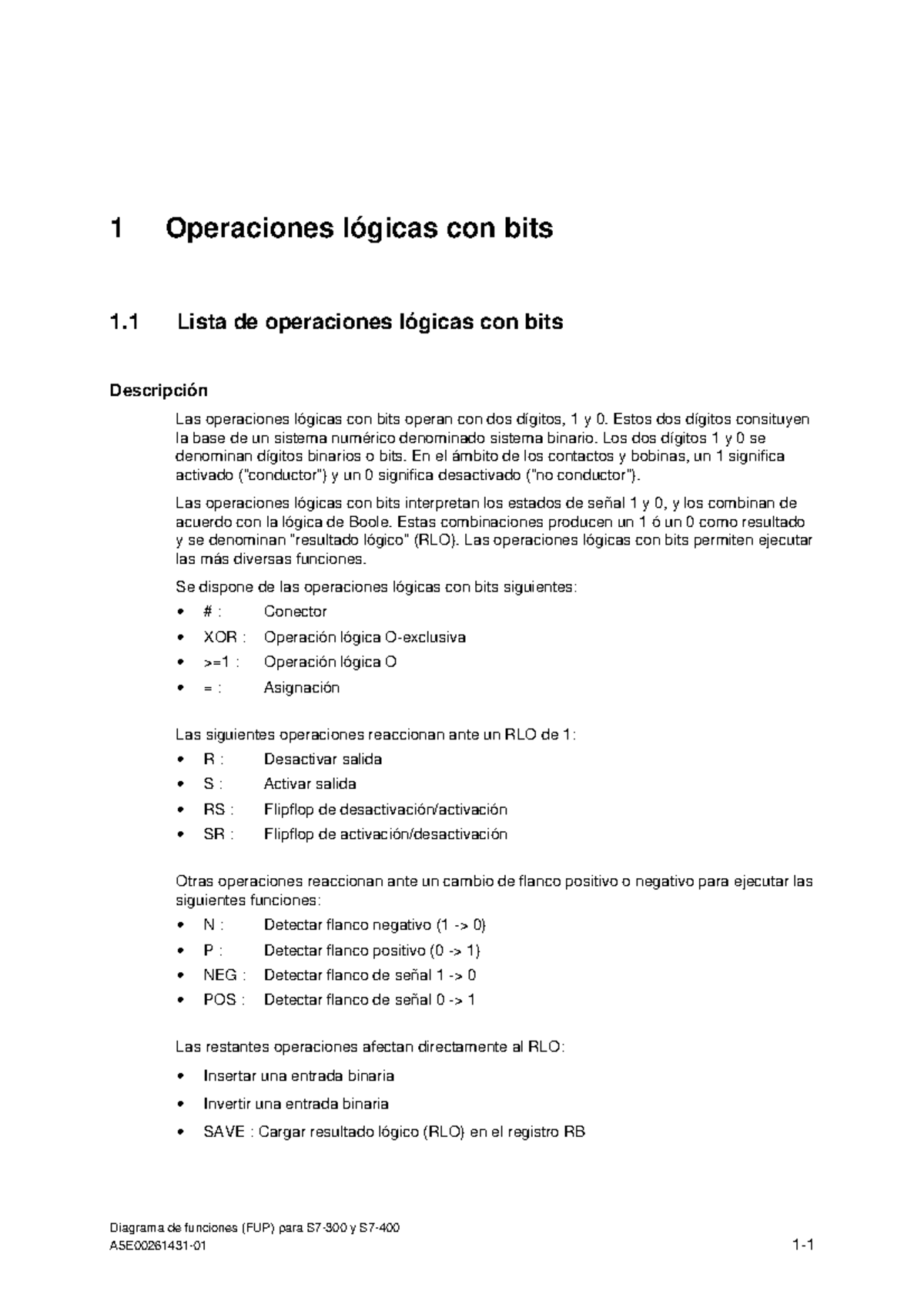 Operaciones Basicas STEP7 - Diagrama de funciones (FUP) para S7-300 y ...