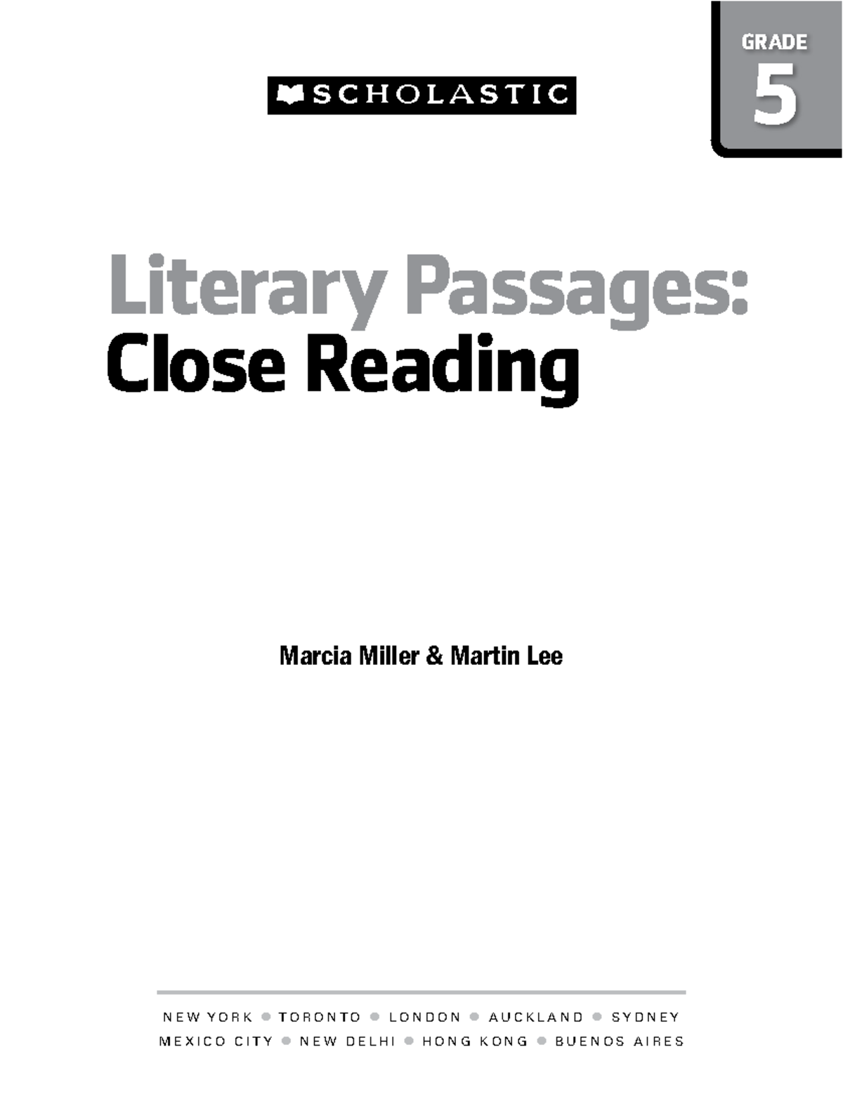 Advanced Reading Close Reading Literary Passages 5 GRADE Marcia advanced-reading-close-reading-literary-passages-5-grade-marcia