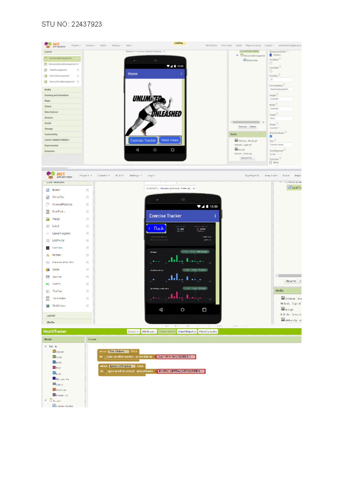 Creating a simple app with MIT App Inventor involves designing the user ...