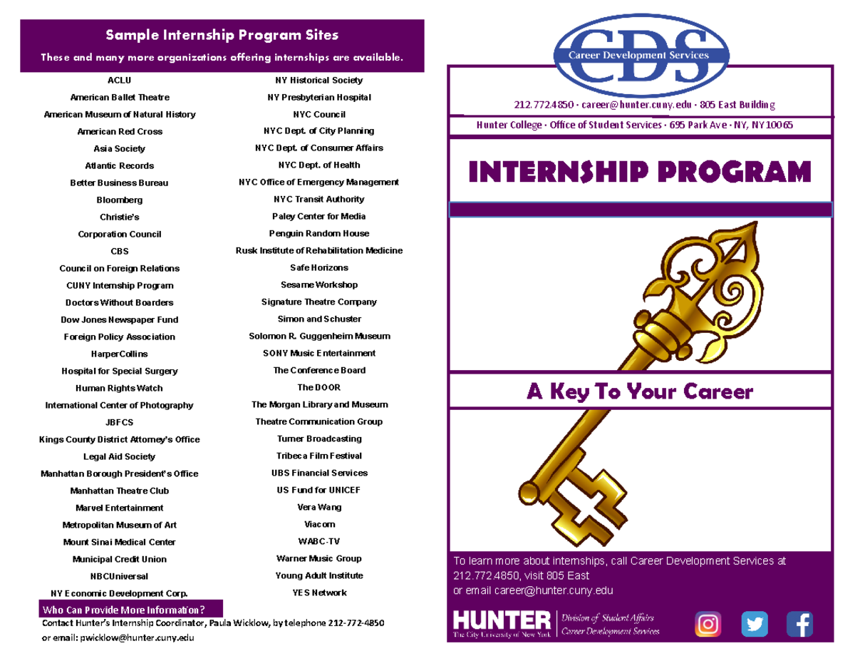 Internship-Programs-Mid2018 - INTERNSHIP PROGRAM Sample Internship ...